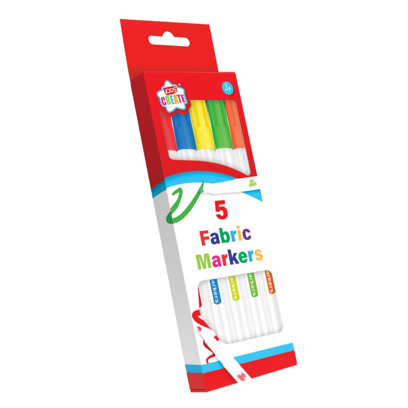 SH08110 FABRIC MARKERS KIDS CREATE 5S : Williams Direct
